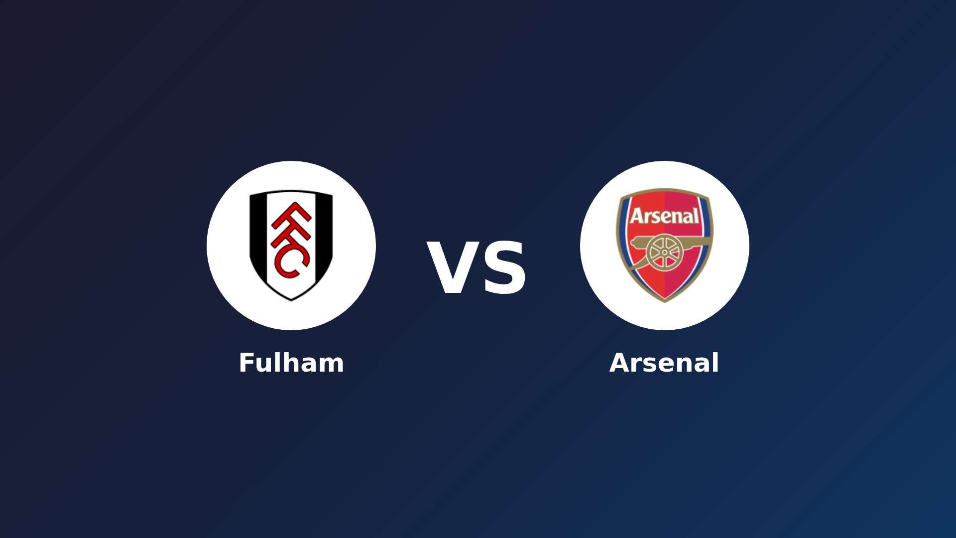 Fulham – Arsenal : Match Premier League (30 déc. 2026)